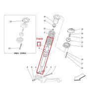 China For Maserati Granturismo Front Shock Absorbers OEM 230031 306179 for sale