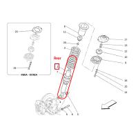 China For Maserati Granturismo Rear Shock Absorbers OEM 230032 306180 for sale