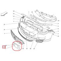 China For Maserati Quattroporte 2014-2016 Front Number Plate Holder License Plate Mounting Bracket OEM 670015295 for sale