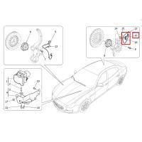China For Maserati Ghibli Quattroporte Rear Abs Sensor OEM 670006720 for sale