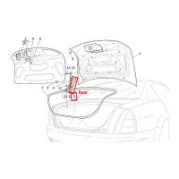China For Masarati Quattroporte M139 2003-2012 Rear Hood Lift Supports Shock Strut OEM 67726100 for sale