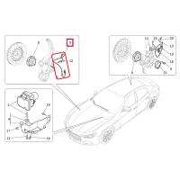 China For Maserati Ghibli Front ABS Sensor OEM 670037273 Auto Parts for sale