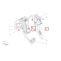 China For Maserati Quattroporte Levante Ghibli 3.0 Brake Light Pedal Switch OEM 670001724 for sale