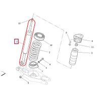 China For Maserati Quattroporte 2WD M156 Ghibli 2014-2019 Rear Shock Absorber OEM 670102914 670101445 670008899 for sale