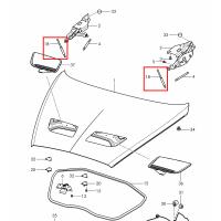 China For Bentlye Continental GT/Continental GT4-R/Flying Spur 07-17 Front Hood Support Strut (Big) OEM 3W0823475D for sale