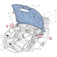 China For Ferrari F12 Berlinetta Front Hood Support Strut OEM 85163900 for sale