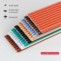 China 15mm Fireproof WPC Wall Panel Custom Size Waterproof PVC for sale