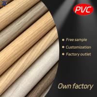 China 5-8mm Waterproof PVC Wall Panels Wood Grain Veneer for sale