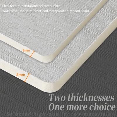 China Bamboo Charcoal PVC Wall Panel 1220x2440mm Waterproof Eco-Friendly for sale