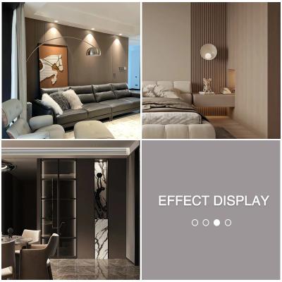 China Fireproof Bamboo Charcoal Wall Panel 5/8mm Waterproof PVC for sale