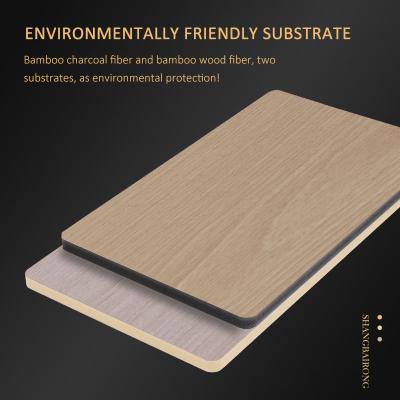 China 5/8mm Fireproof Bamboo Charcoal Wall Panel for Interior Decoration for sale