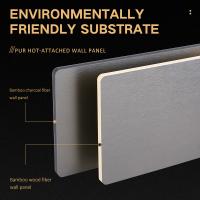 China Custom PVC Bamboo Charcoal Fiber Board 1220x2440mm Waterproof Panel for sale