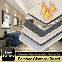 China Fireproof Bamboo Charcoal Wall Panel 1220x2440mm Moistureproof PET Board for sale