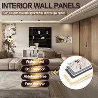 China 5mm Bamboo Charcoal Wall Panel Waterproof Fireproof Interior Decoration for sale