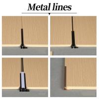 China Bamboo Charcoal PVC Wall Panel 1.22m x 2.44m Moisture-Proof Indoor for sale