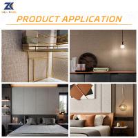 China Waterproof Bamboo Charcoal Wall Panel 1220x2440mm PVC Eco-Friendly for sale
