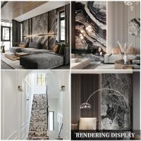 China Square Bamboo Charcoal PVC Wall Panel 1220x2440mm Fireproof Moistureproof for sale