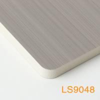 China Bamboo Charcoal Wall Board 1220x2440mm Waterproof PVC Veneer Panel for sale