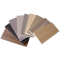 China Bamboo Charcoal Wall Board 1220x2440mm Waterproof PVC Veneer Panel for sale