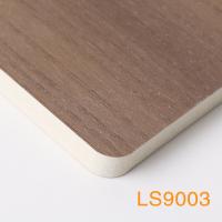 China Bamboo Charcoal Wall Board 1220x2440mm Waterproof PVC Veneer Panel for sale