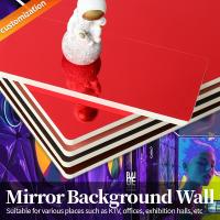 China Custom Bamboo Charcoal Mirror Wall Panel 1220x2440mm Moistureproof for sale