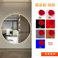 China Custom Bamboo Charcoal Mirror Wall Panel 1220x2440mm Moistureproof for sale
