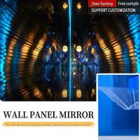 China Custom Bamboo Charcoal Mirror Wall Panel 1220x2440mm Moistureproof for sale