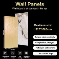 China Bamboo Charcoal Wall Panel 5mm 1220mm Width Fireproof Waterproof for sale