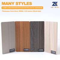 China Bamboo Charcoal Wall Board 1.22m Width 5/8mm Thickness Fireproof for sale