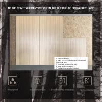 China Bamboo Charcoal Wall Board 1.22m Width Fireproof Level B for sale