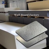 China Bamboo Charcoal Wood Veneer Acoustic Panel 1220x2440mm 5/8mm Thick for sale