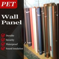 China PET Bamboo Charcoal Wall Panel 5mm Eco-Friendly Moisture-Proof for sale