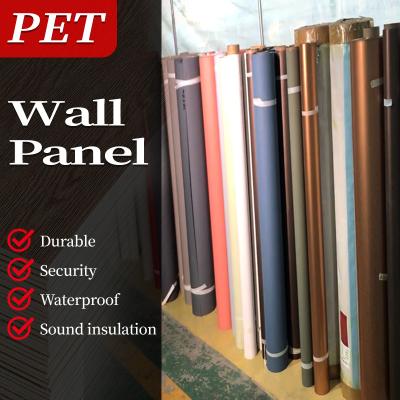 China PET Bamboo Charcoal Wall Panel 5mm Eco-Friendly Moisture-Proof for sale