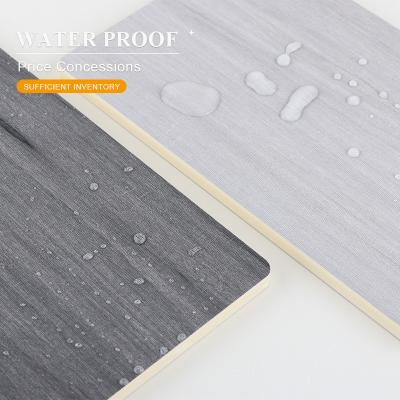 China Bamboo Charcoal Wood Veneer Panel 5mm 8mm Waterproof Fireproof for sale