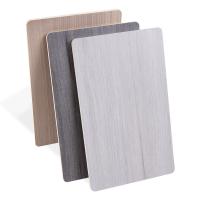 China Bamboo Charcoal Wood Veneer Panel 5mm 8mm Waterproof Fireproof for sale