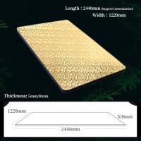 China 5mm Bamboo Charcoal Veneer Panel Waterproof Fireproof Wall Decor for sale