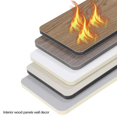 China 5mm Bamboo Charcoal Wood Veneer Panel 2440mm Waterproof Wall Panel for sale