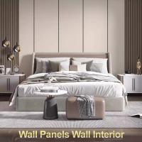 China Fireproof Bamboo Charcoal PVC Wall Board 8mm Carbon Crystal Plate Wall Panel for sale