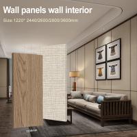 China Fireproof Bamboo Charcoal PVC Wall Board 8mm Carbon Crystal Plate Wall Panel for sale