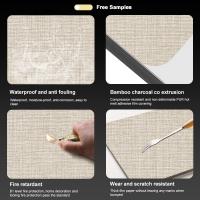China Fireproof Bamboo Charcoal PVC Wall Board 8mm Carbon Crystal Plate Wall Panel for sale