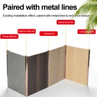 China 5mm 8mm Bamboo Charcoal PVC Wall Panel Waterproof Fireproof for sale