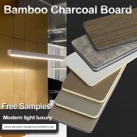 China Fireproof Bamboo Charcoal Wood Veneer 5mm or 8mm Thickness for sale
