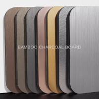 China Fireproof Bamboo Charcoal Wood Veneer 5mm or 8mm Thickness for sale