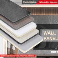 China 5mm 8mm Bamboo Charcoal PVC Marble Wall Panel Waterproof Fireproof for sale