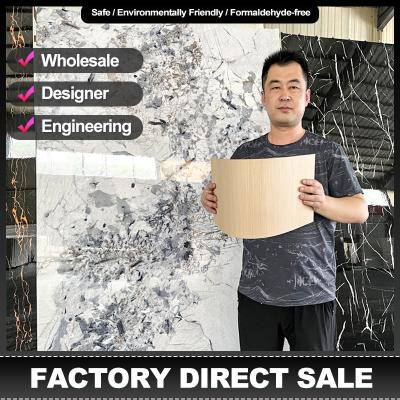 China Bamboo Charcoal Wood Veneer 3.2M Waterproof Fireproof Wall Panel for sale