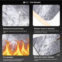 China 5mm Bamboo Charcoal Wood Veneer 2.44M Waterproof Wall Panel for sale