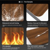 China 1.22m Bamboo Charcoal Wood Veneer 5/8mm Thickness Waterproof Panel for sale