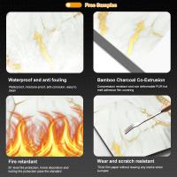 China Waterproof Bamboo Charcoal Wood Veneer 1.22m Width Fire Resistant for sale