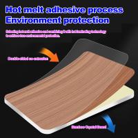 China PUR Glue Bamboo Charcoal Wood Veneer 5mm 8mm Waterproof Wall Panel for sale