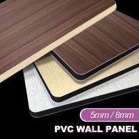 China PUR Glue Bamboo Charcoal Wood Veneer 5mm 8mm Waterproof Wall Panel for sale
